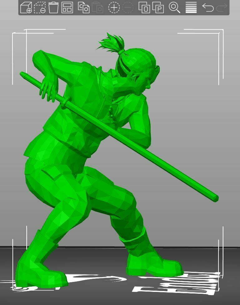 Free 3D file Freefire Character - Hayato (Low Poly)・3D printer model to ...