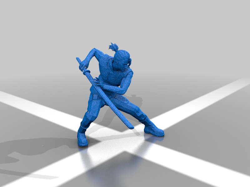 Free 3D file Freefire Character - Hayato (Low Poly)・3D printer model to ...