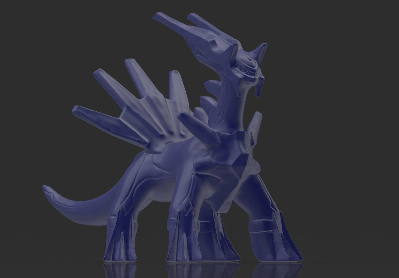 Free OBJ file Dialga Pokemon - Pokémon・3D print model to download・Cults