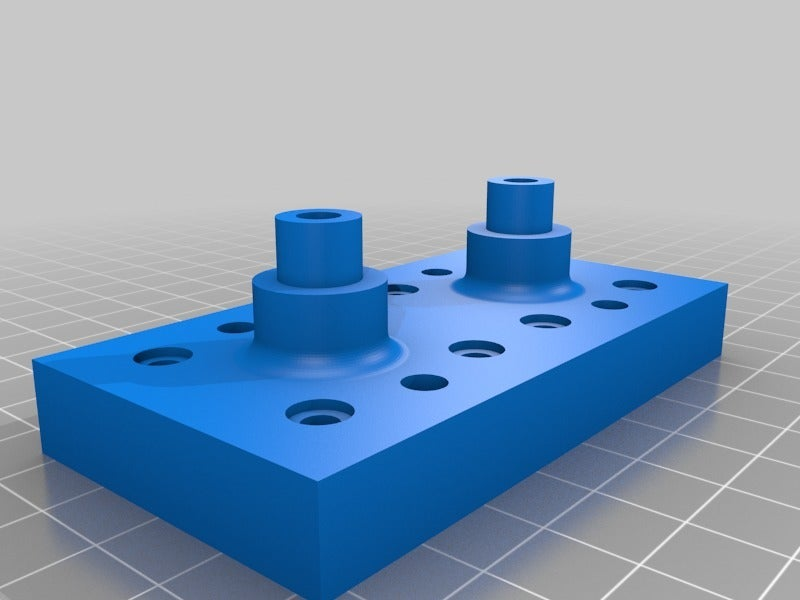 Archivo STL gratis Plantilla de tablero CNC con soportes・Plan ...