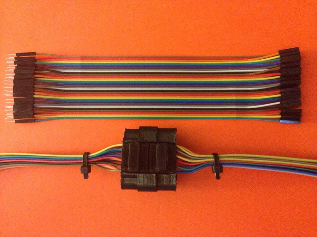 Free STL file Group Connector for Dupont Wires・Model to download and 3D ...