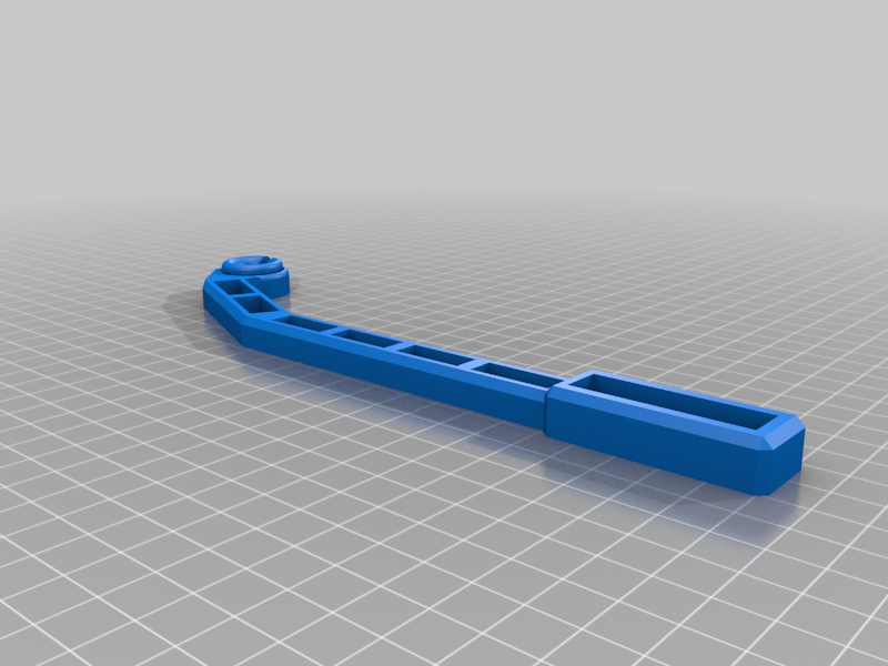 Free STL file Filament guide arm v2. E3 v2 or aquila voxelab (by ...