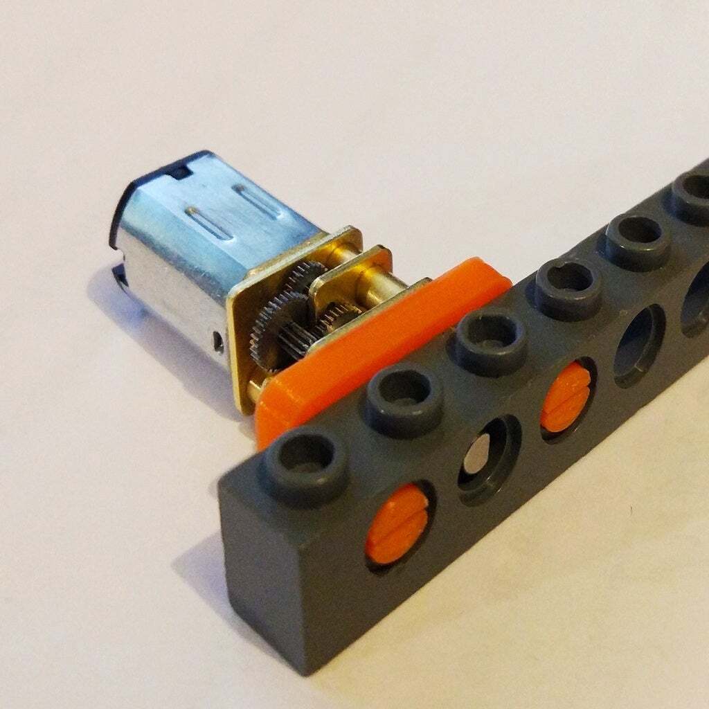 Free STL file n20 motor lego technic mount + axle 🏗・3D printable object ...