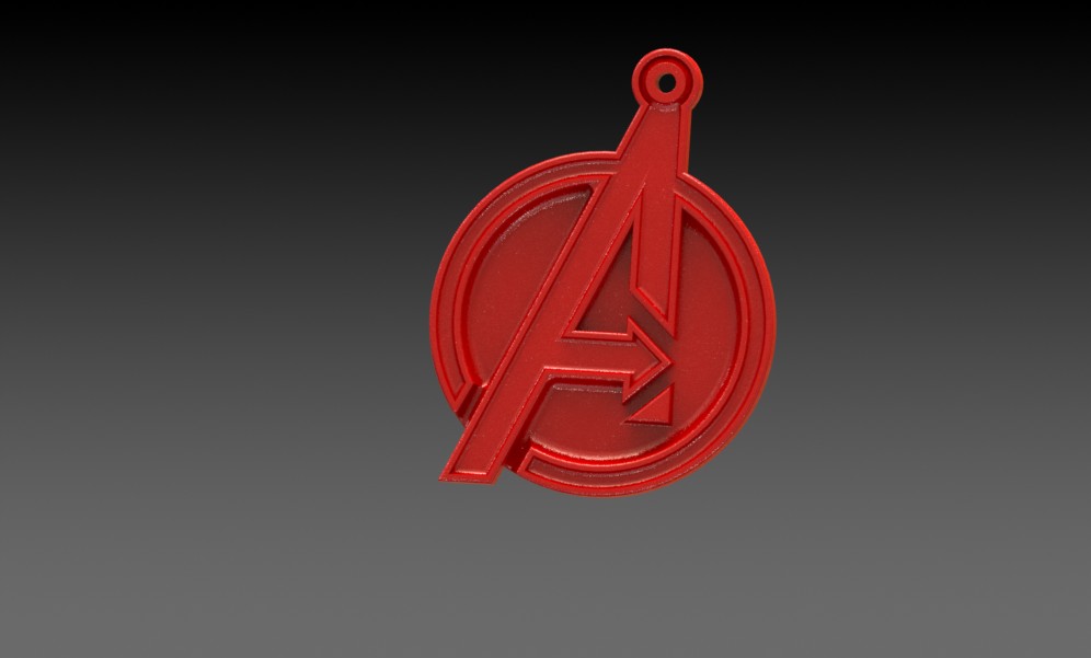 Free STL file Avenger Keychain・3D print design to download・Cults