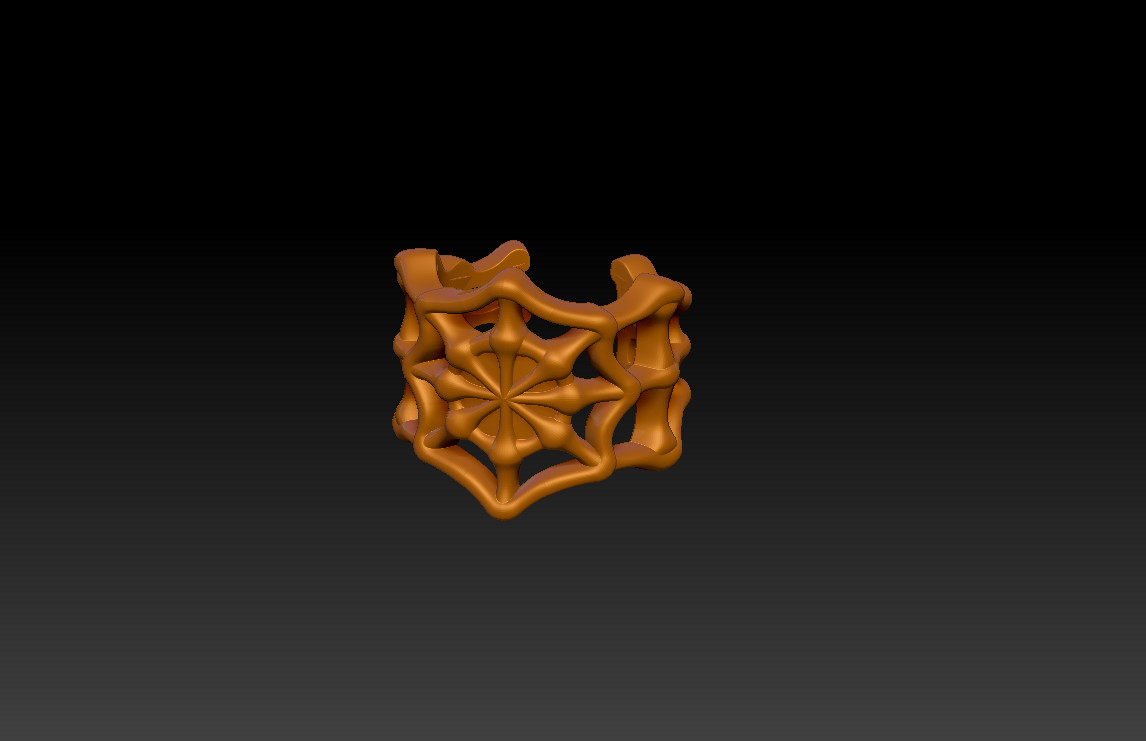STL file Spiderweb Ring 💍・3D printable model to download・Cults