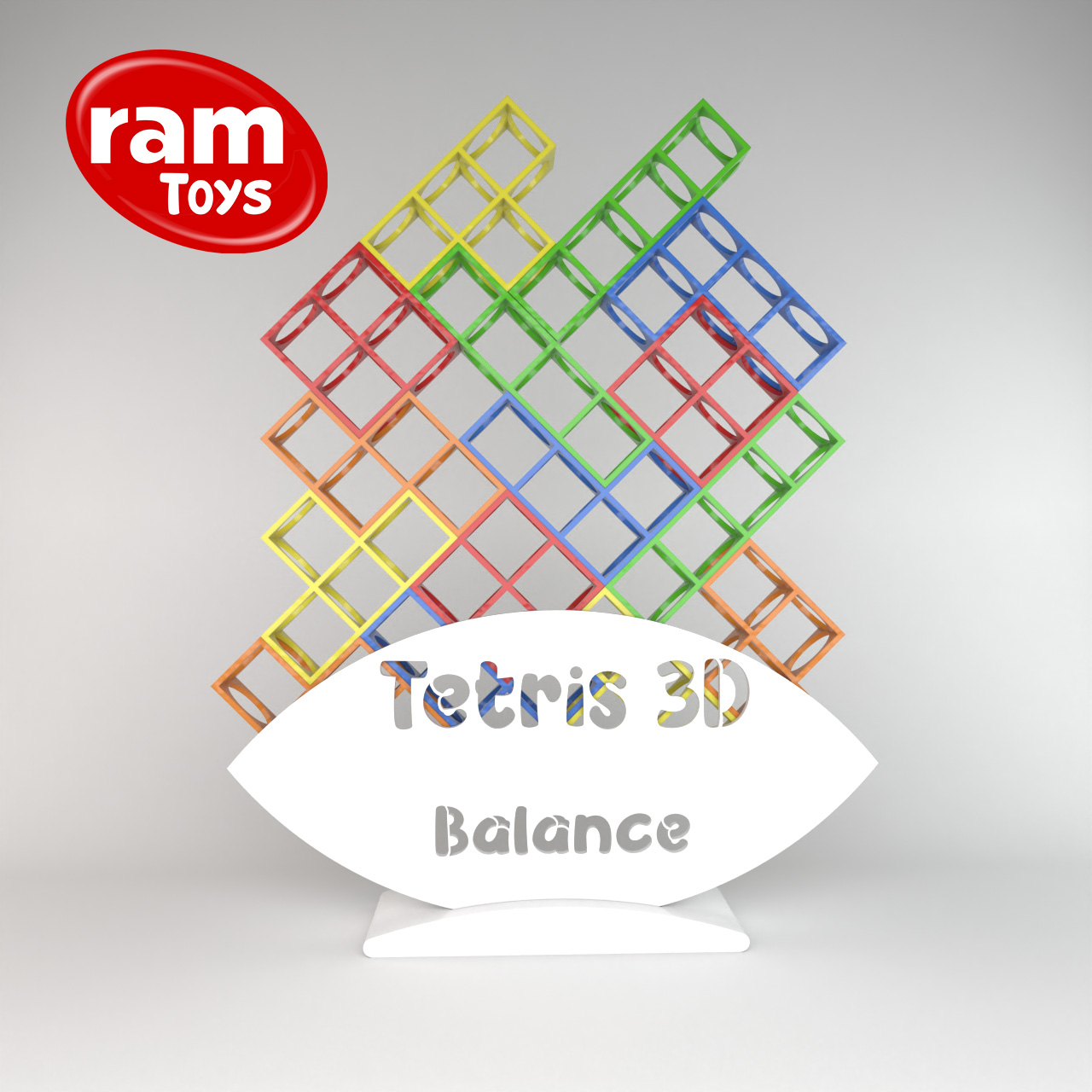 STL file TETRIS 3D BALANCE ⚖️・3D printing template to download・Cults