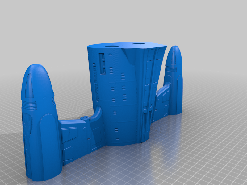 Free STL file USS Voyager (NCC-74656) - Intrepid Class Starship - Easy ...