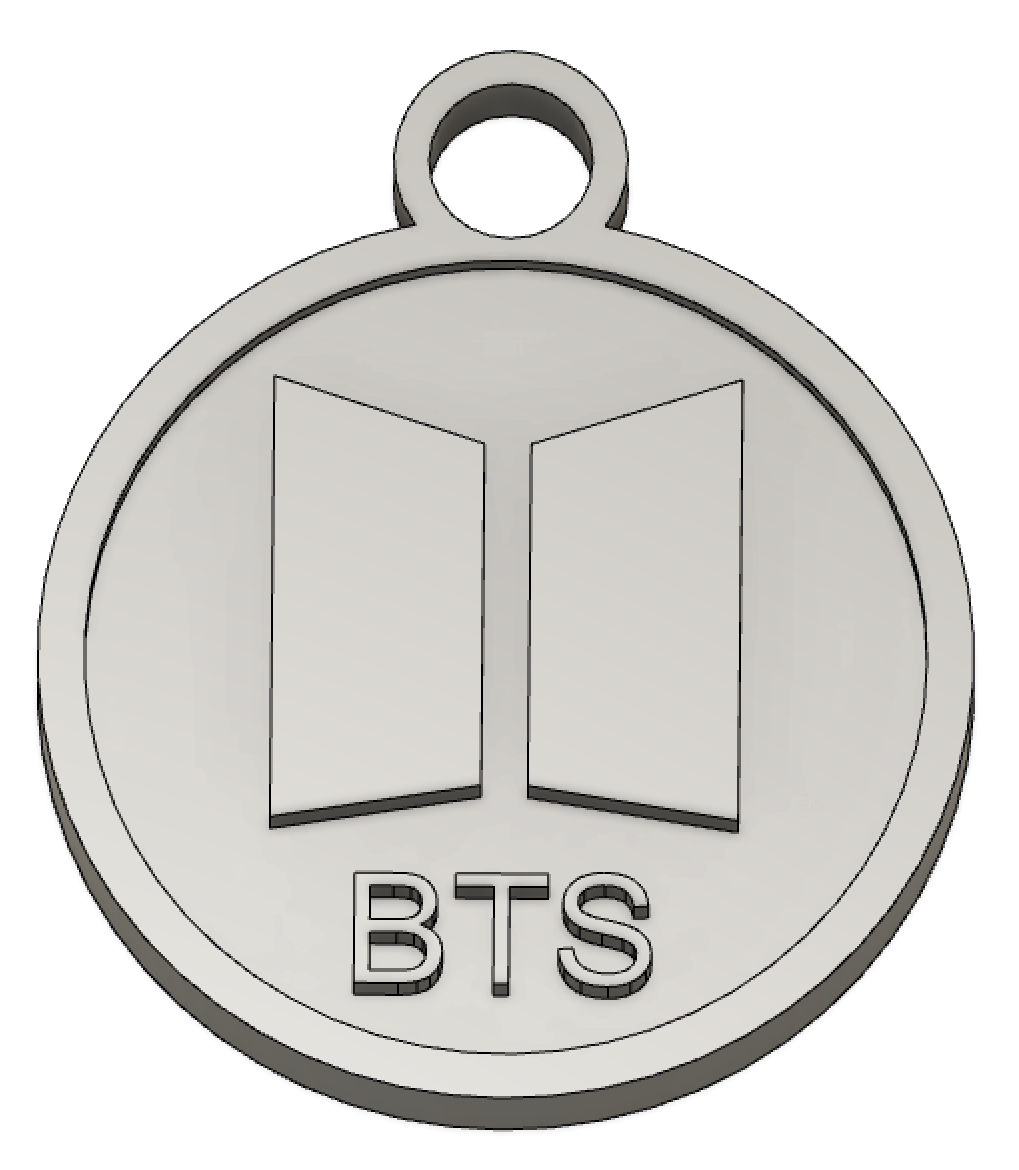 Free STL file BTS Keychain・3D printer design to download・Cults