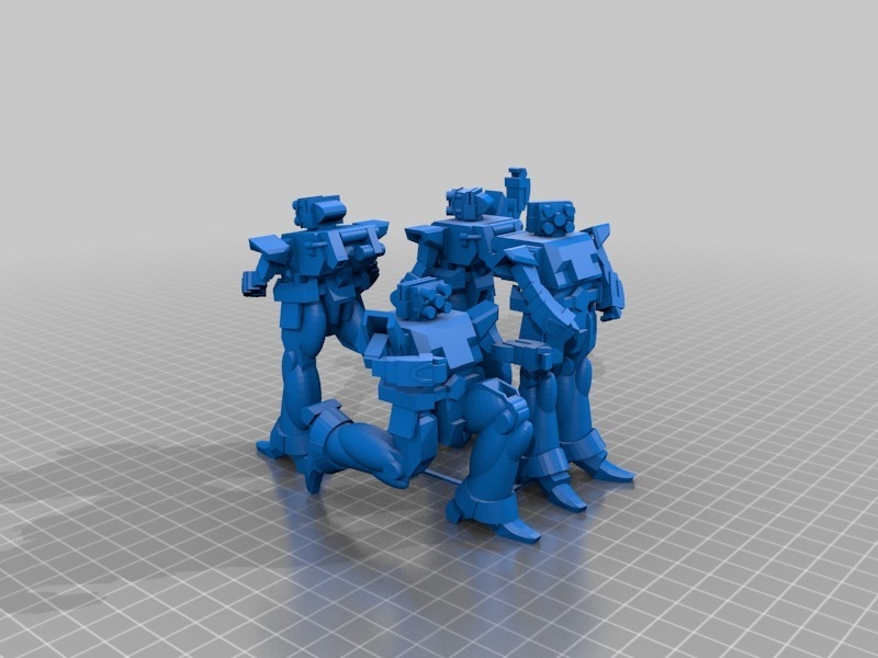 Archivo STL gratis ASC Basilisk Battloid・Diseño de impresora 3D para ...