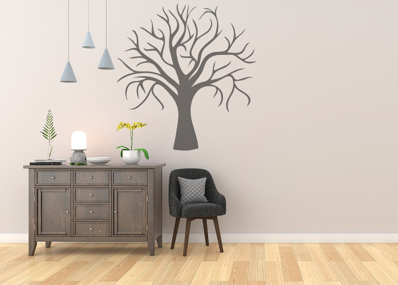STL file Tree wall art・3D printer model to download・Cults
