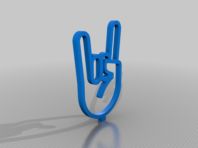 Free STL file Fingers "Rock n Roll" 🪨・3D print model to download・Cults