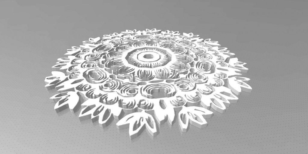 Free STL file Victorian Floral Pattern・3D printing idea to download・Cults