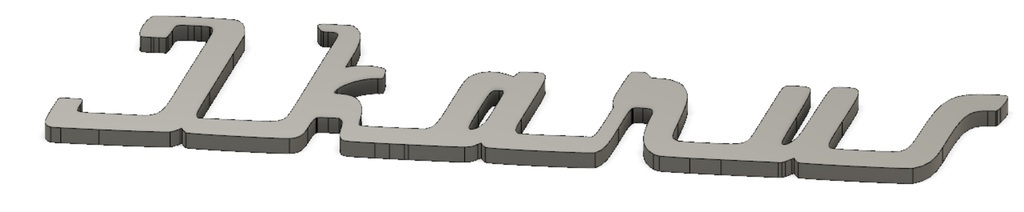 Fichier STL gratuit Logo Ikarus・Design pour imprimante 3D à télécharger ...