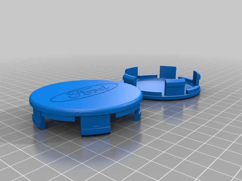 Archivo 3D gratis Tapas Centrales Ford・Modelo imprimible en 3D para descargar・Cults