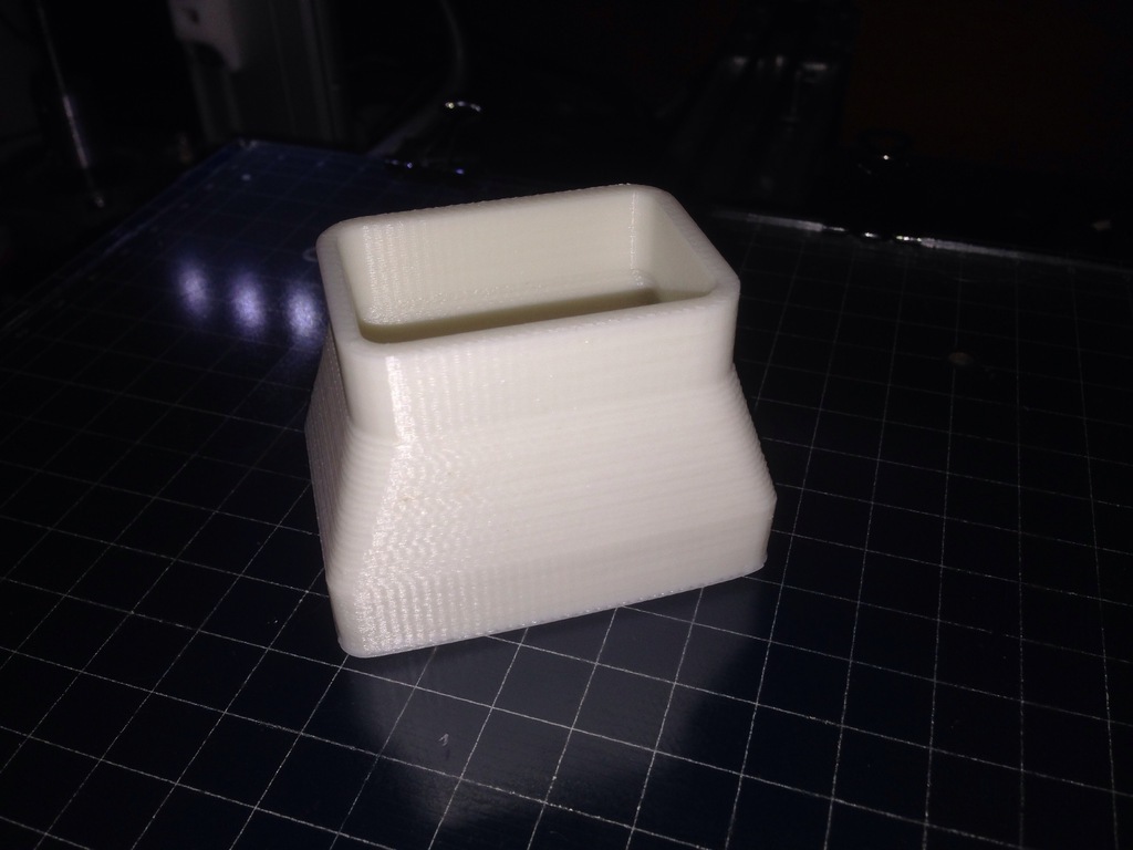 Free 3D file Customizable rectangular tube adapter・3D print object to ...