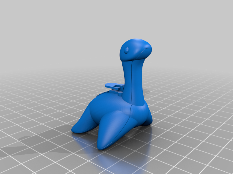 Free 3D file Nessie 🦖・Model to download and 3D print・Cults