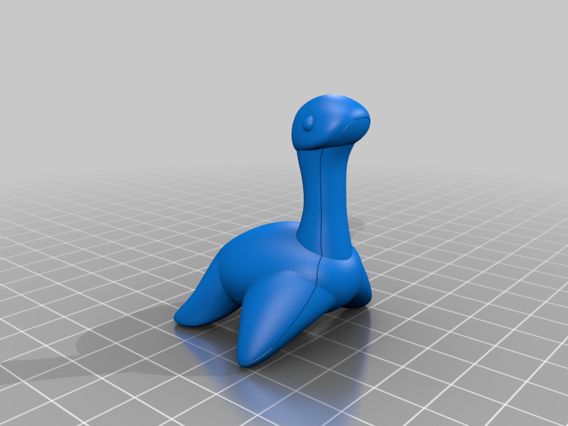 Free 3D file Nessie 🦖・Model to download and 3D print・Cults