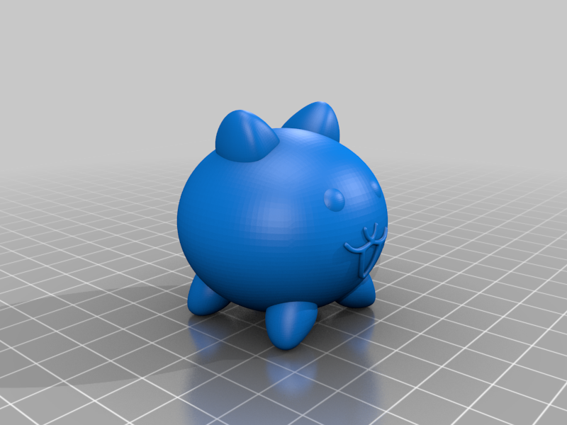 Free 3D file The battle cats TWO type include・Object to download and to ...