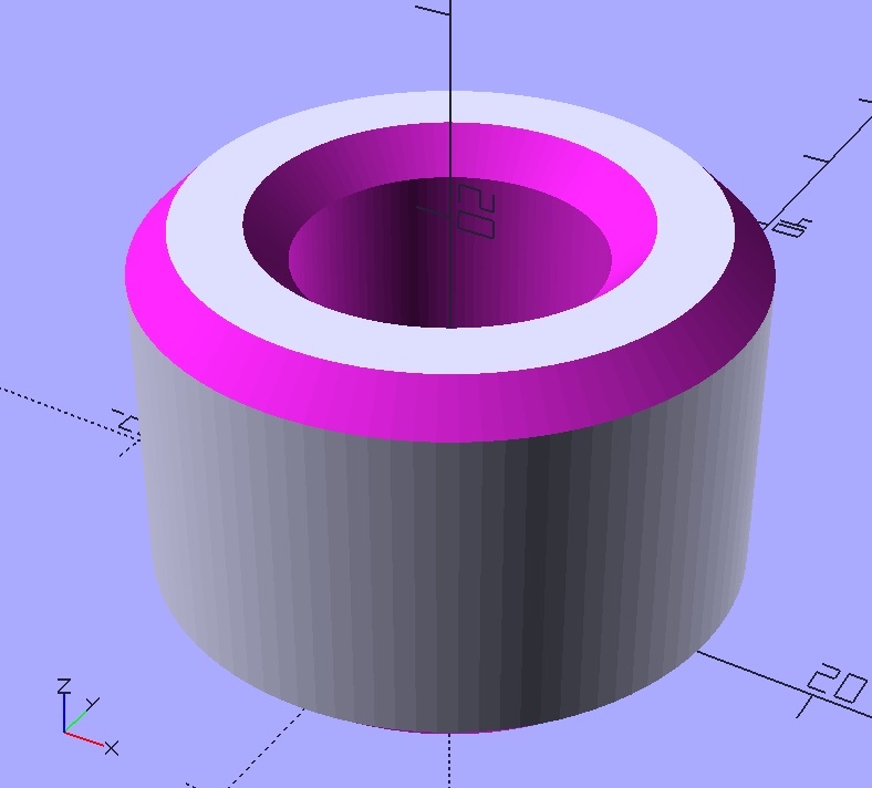 Free 3D file Chamfered Bushing, parametric・3D print object to download ...