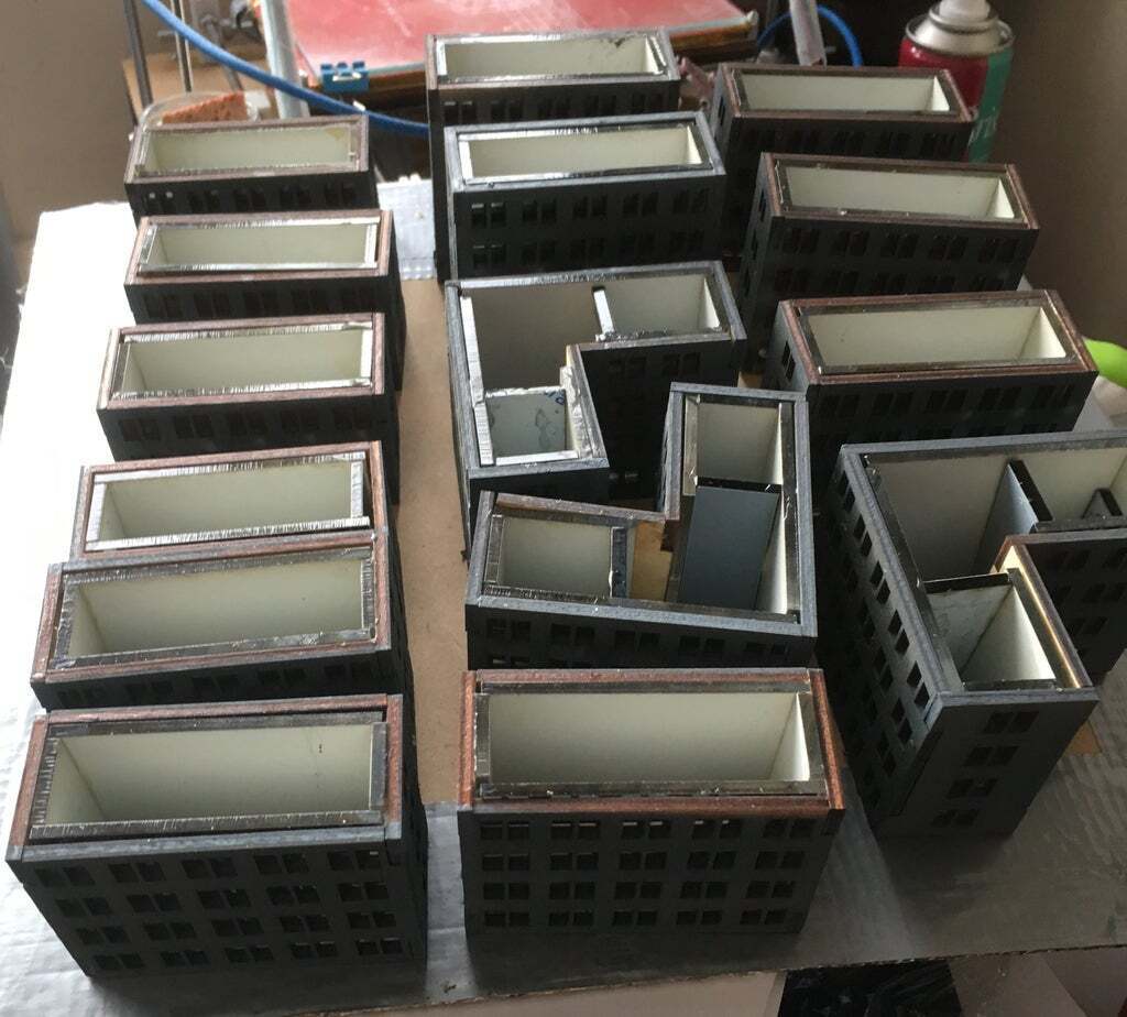 Free DXF file Multistorey Buildings for Wargames・3D print design to ...