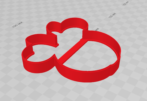 Free STL file minnie mouse cookie cutter・Template to download and 3D ...