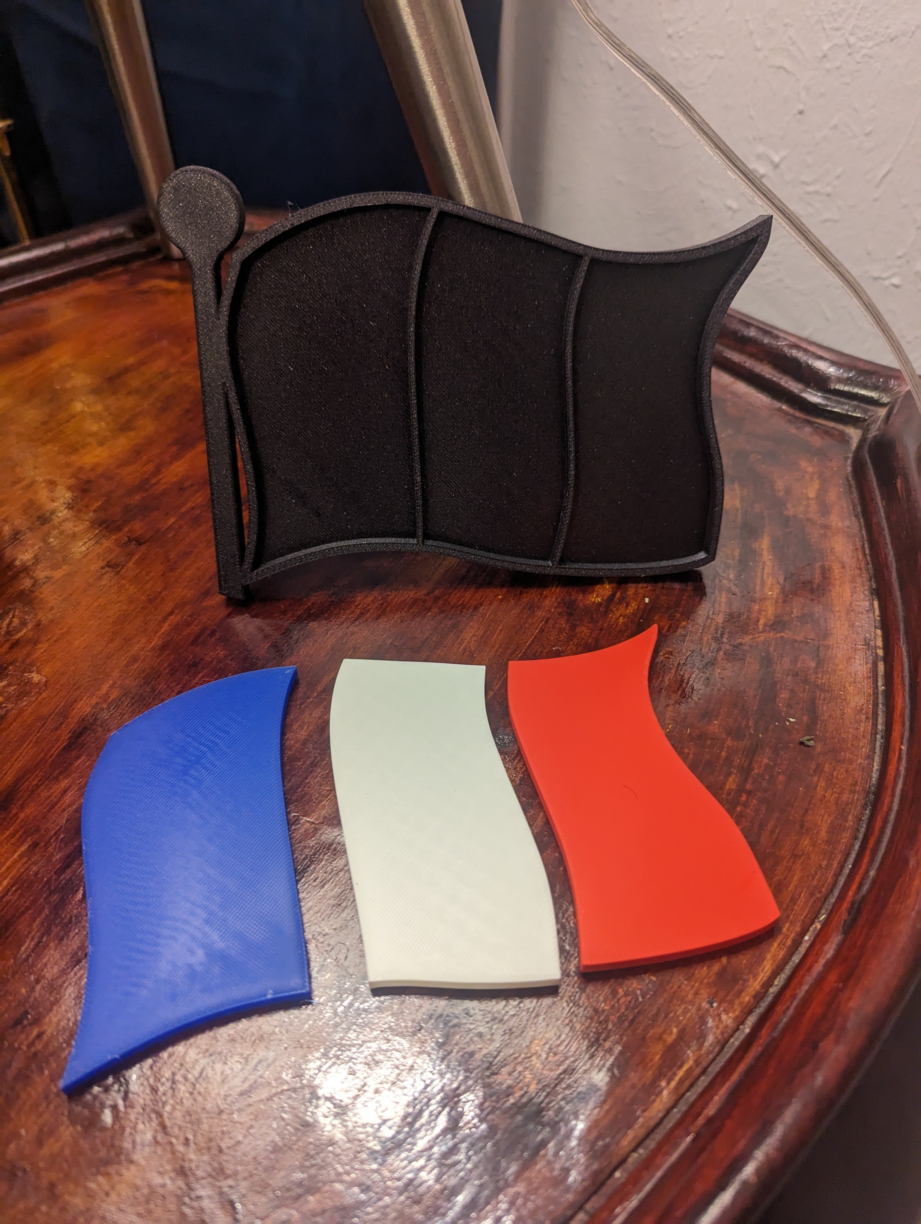 OBJ file French Flag・3D printer design to download・Cults
