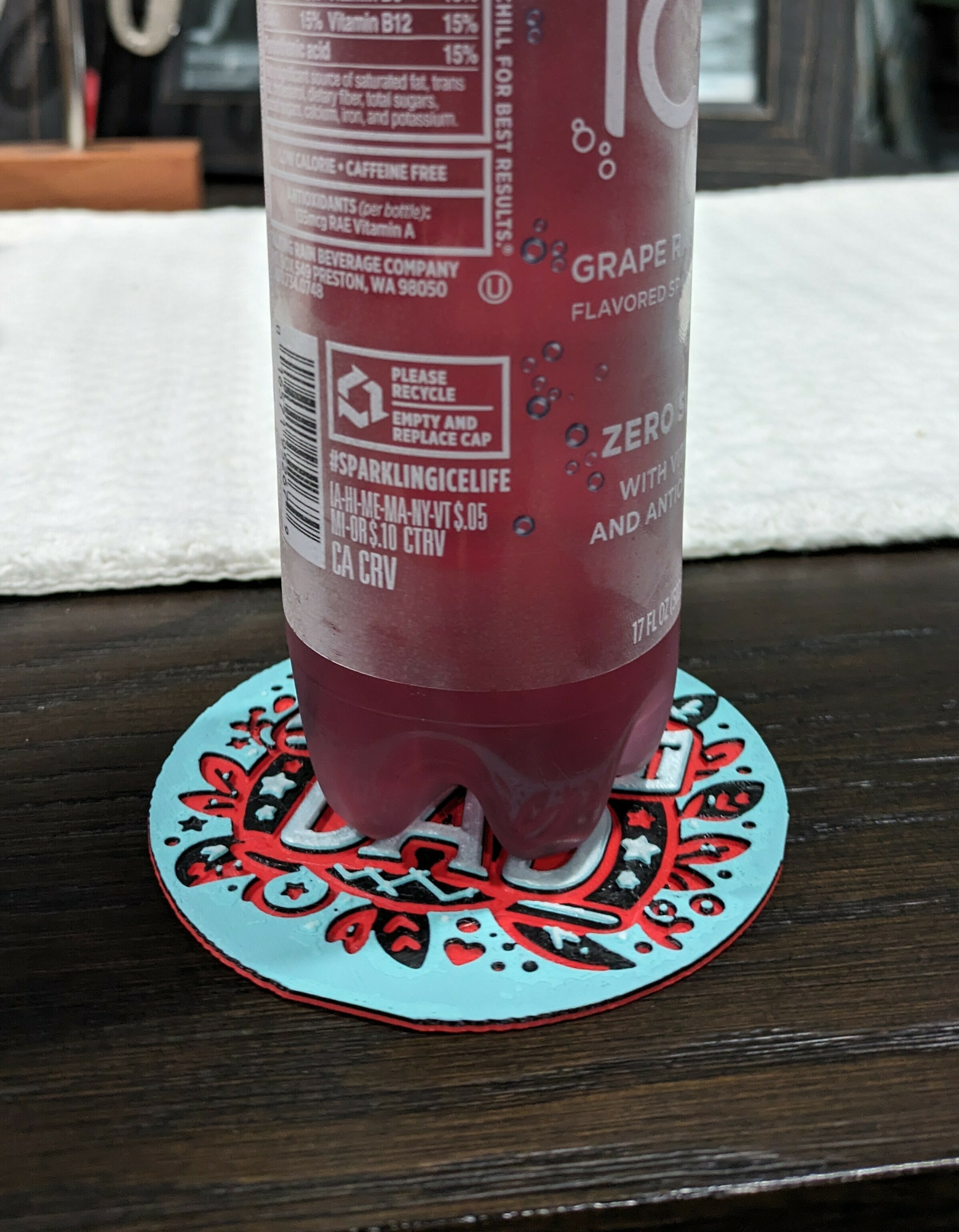 STL file Worlds Best Dad Coaster 👽・Model to download and 3D print・Cults