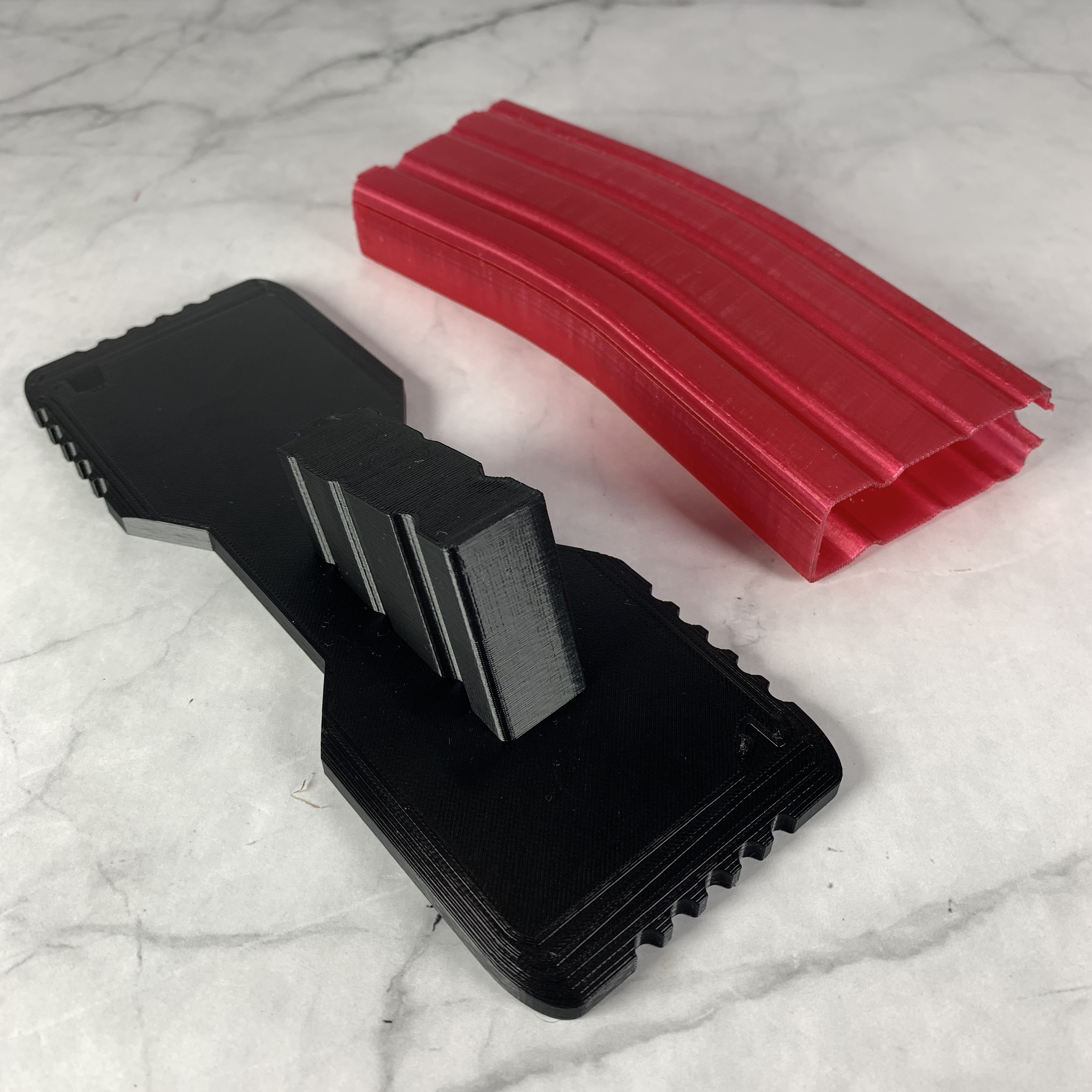 STL file WE AIRSOFT GBBR M4 AND PDW GUN RIFLE DISPLAY STAND AR MODEL ...