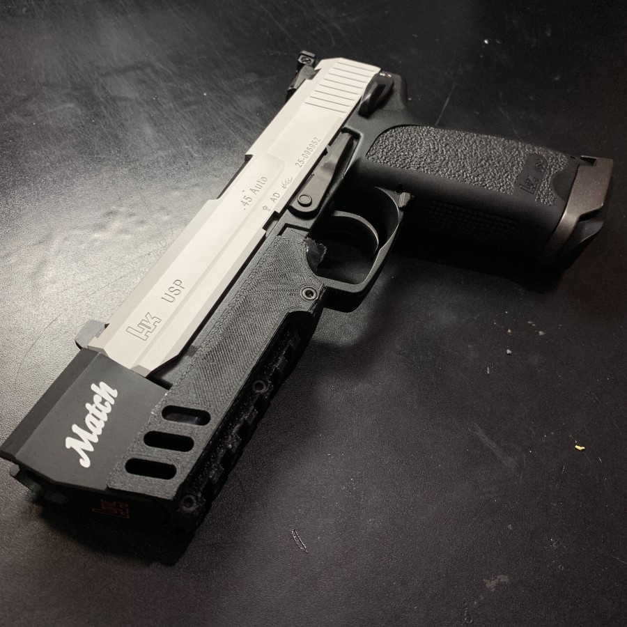 STL file KWA USP Match Picatinny Rail Under Mount Rail・3D print model ...