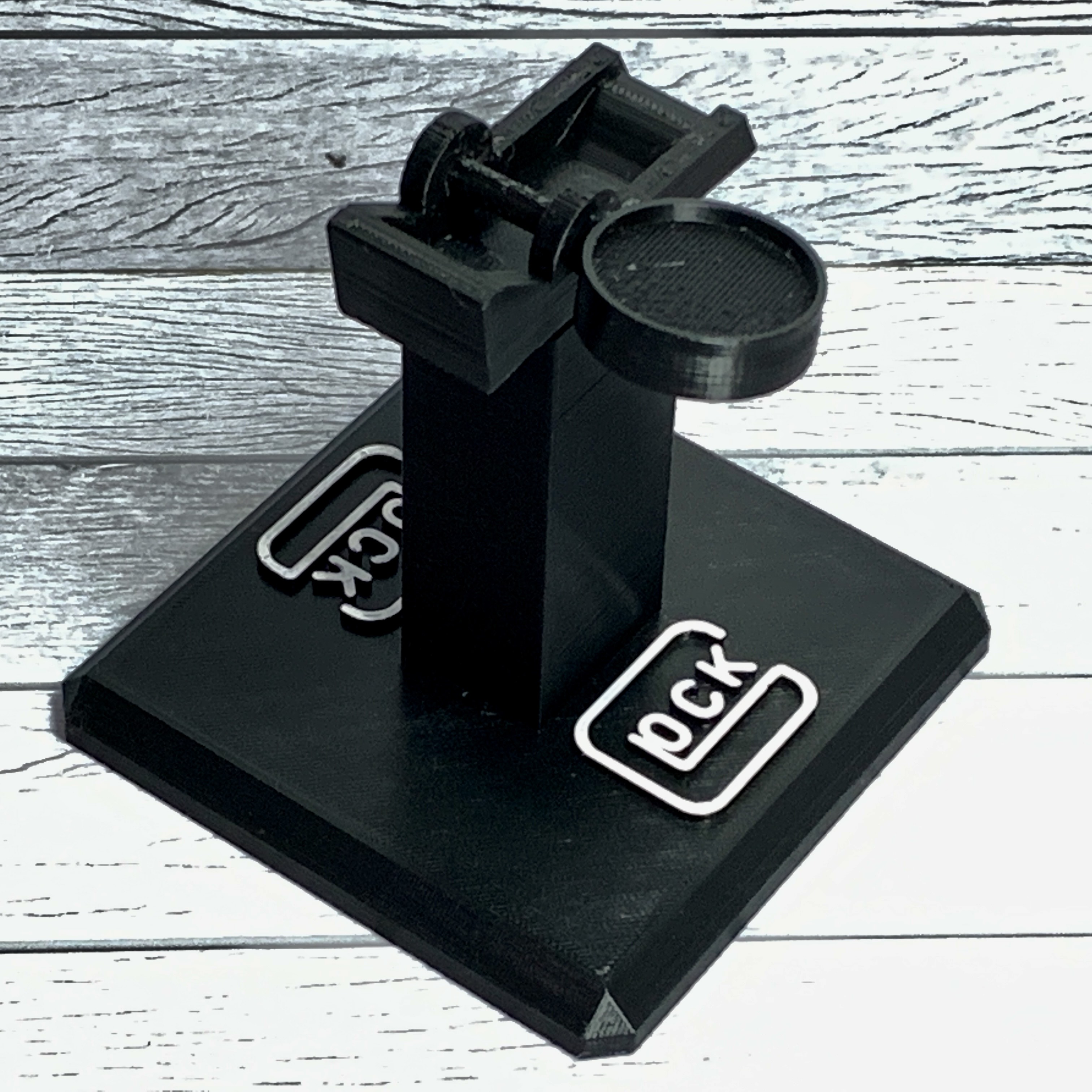 STL file Glock Gen 3 Gen 4 Upright Display Stand・3D printing design to ...