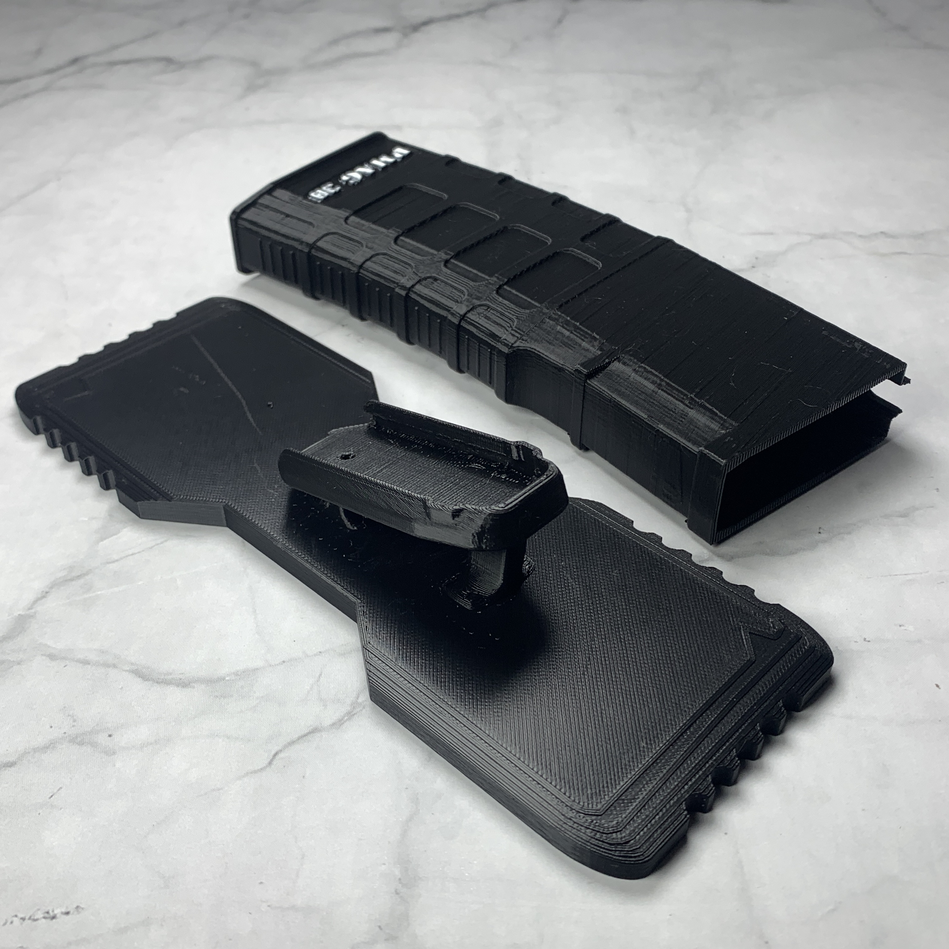 STL file WE Airsoft GBBR M4 and PDW Gun Rifle Display Stand AR Model P ...