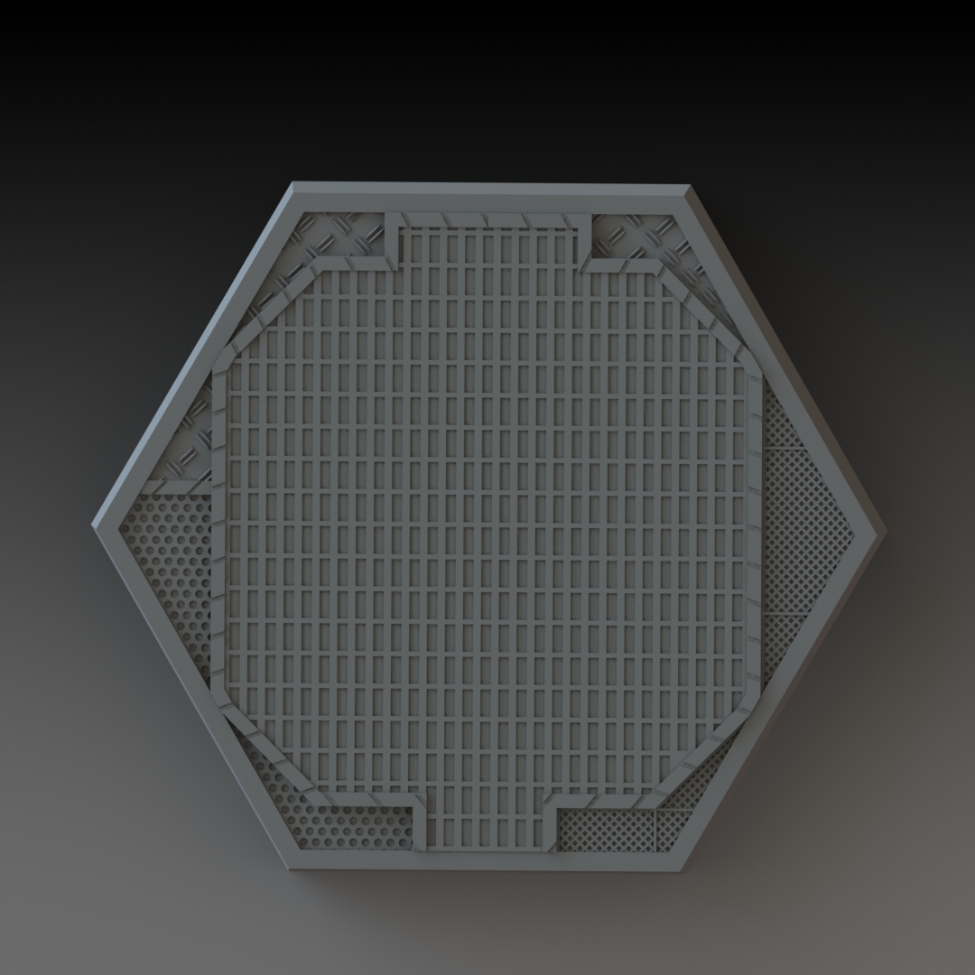 STL file Aeronautica Industrial Base Terrain (Large)・3D printer model ...