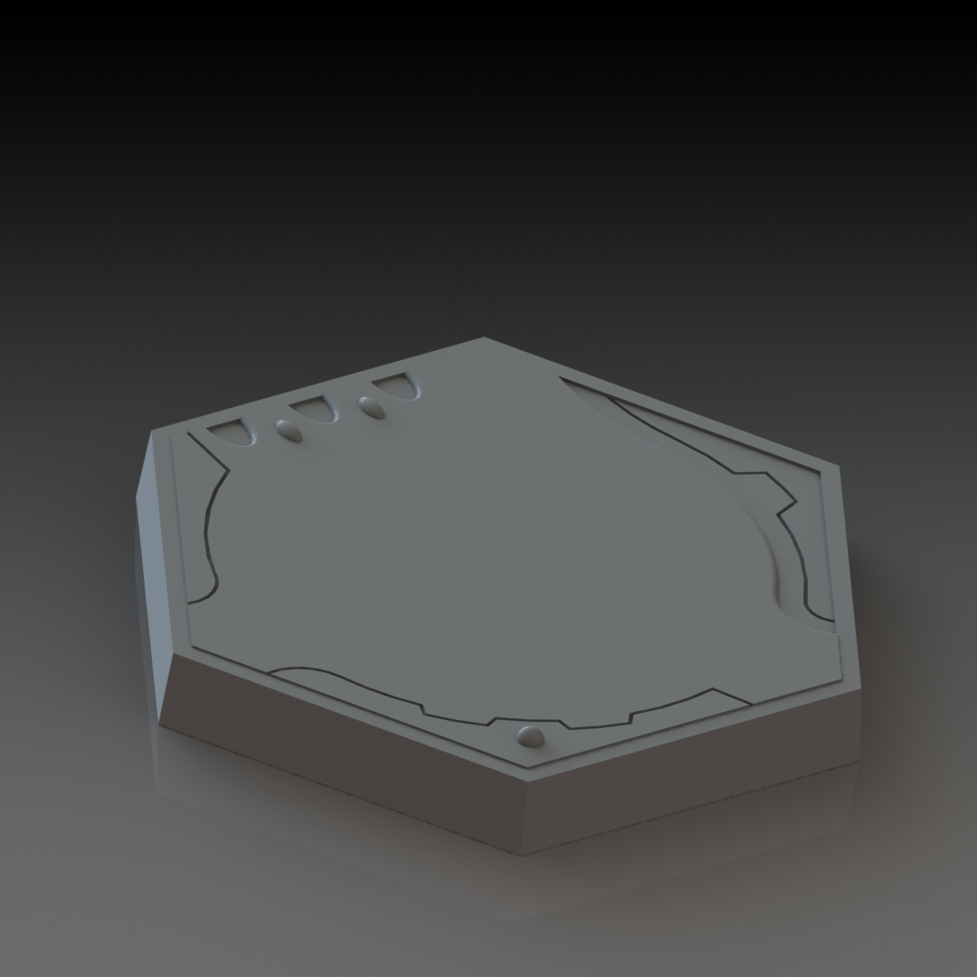 STL file Aeronautica Wraithbone Base Terrain・Model to download and 3D ...