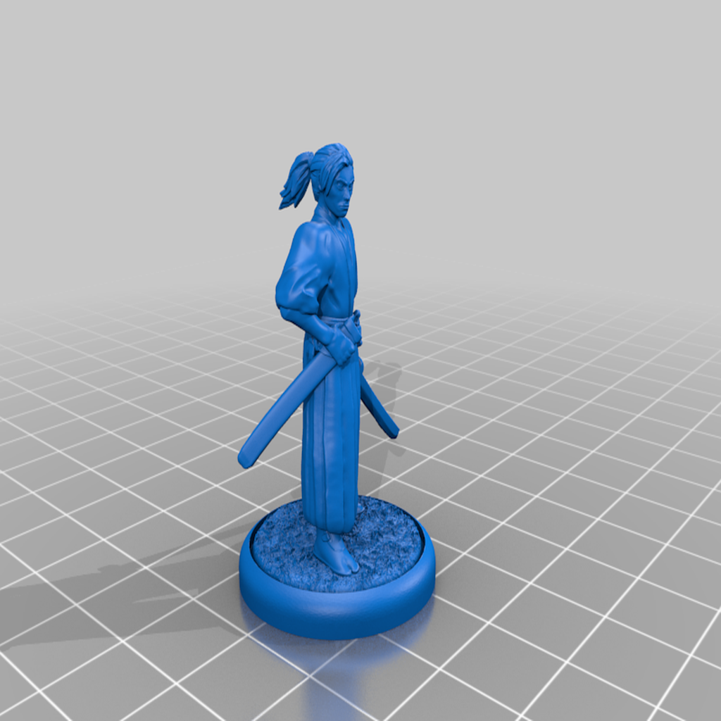 Free STL file 28mm_samurai_based・3D printable design to download・Cults
