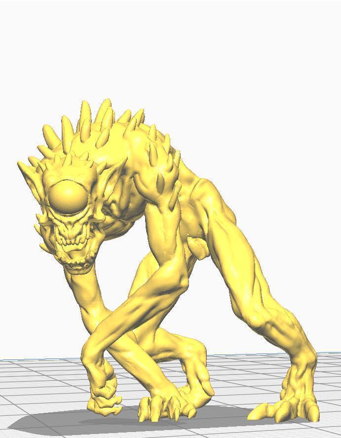 Free STL file 28mm_Nothic_man・3D printer model to download・Cults
