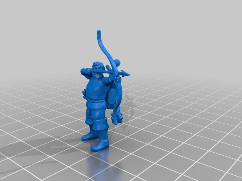 Free STL file Human_Archer_fixed・3D print model to download・Cults