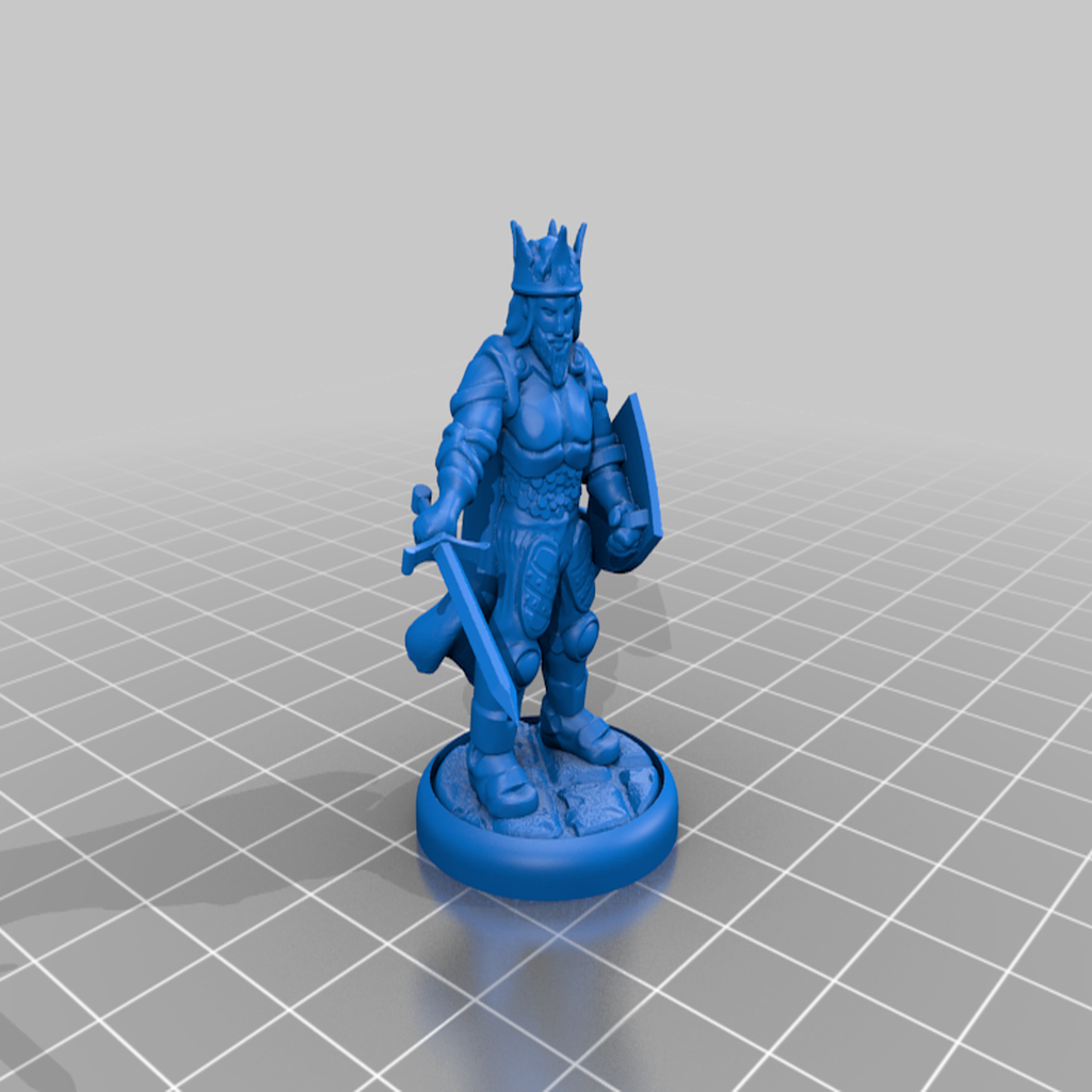 Free STL file 28mm_King_based・3D printing design to download・Cults