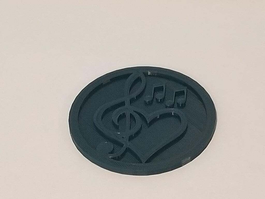 Free STL file Music Note Coaster 🎵・3D printing template to download・Cults