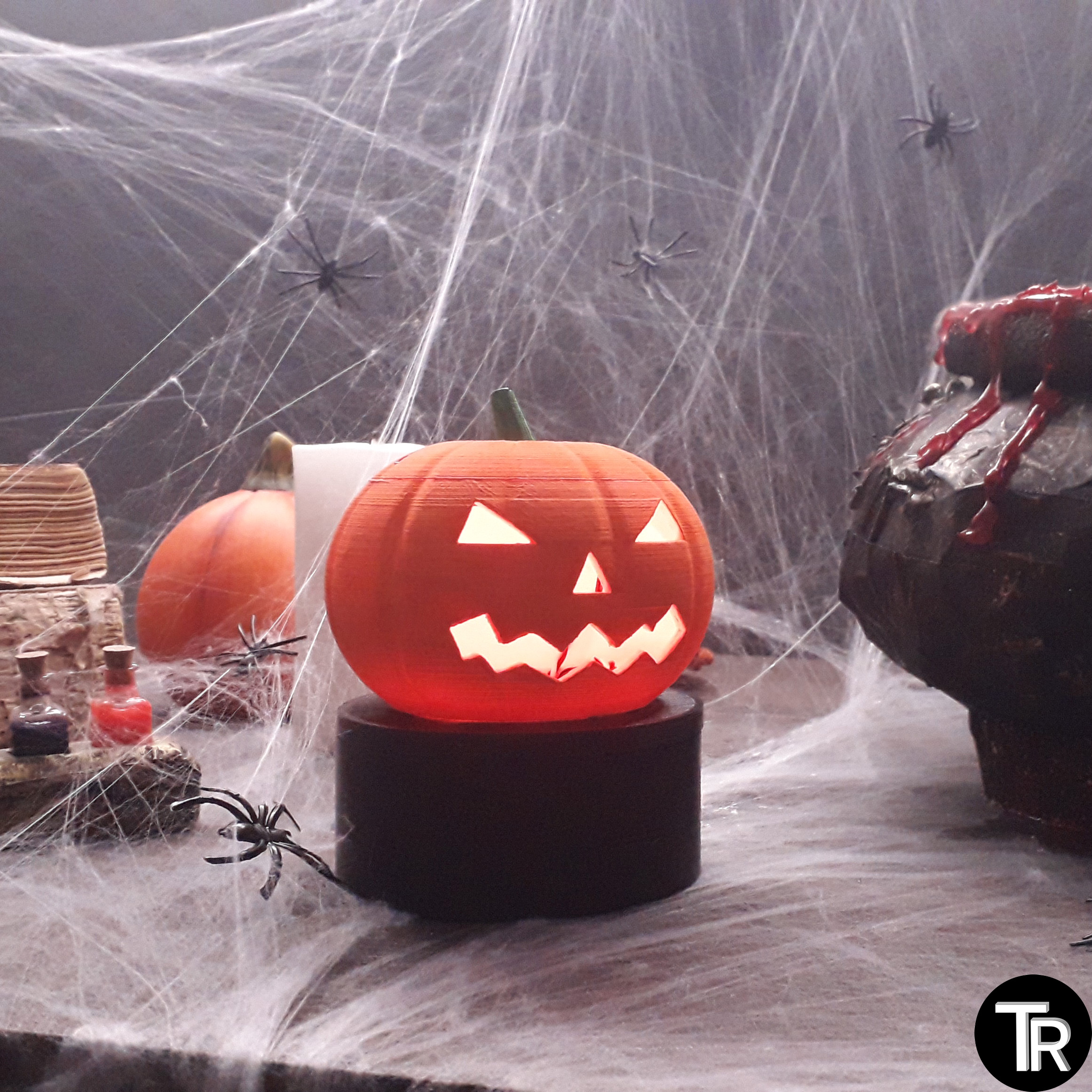 Free STL file Halloween pumpkin・3D printer model to download・Cults