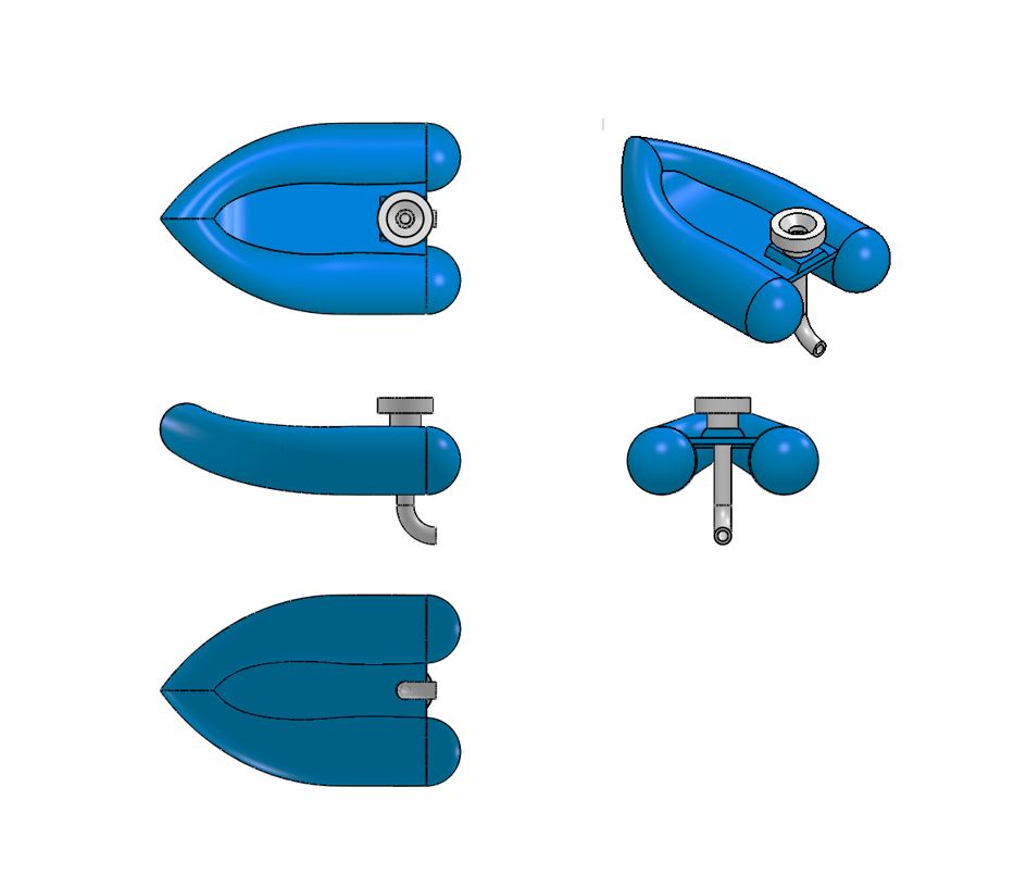 Free STL file speedy balloon boat 🎈・3D printable design to download・Cults