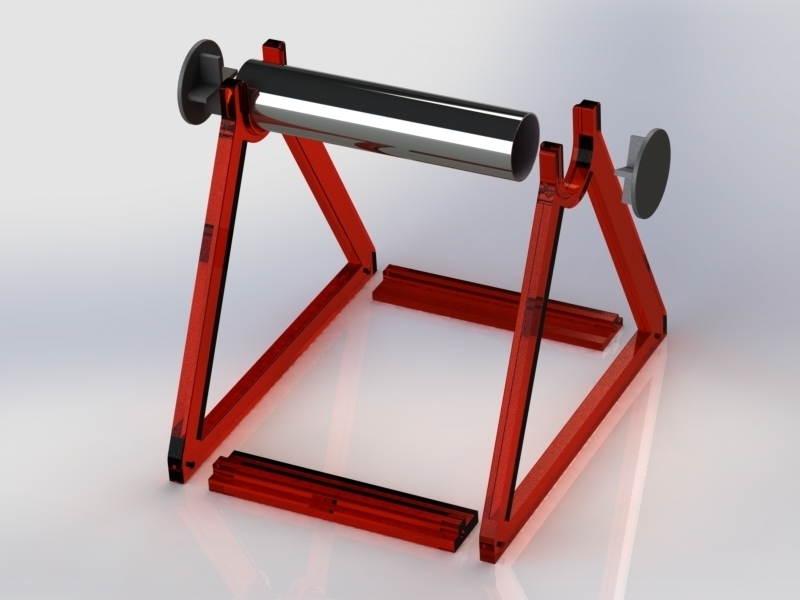 Free 3D file Spool holder desktop filament with skсew・3D printer design ...