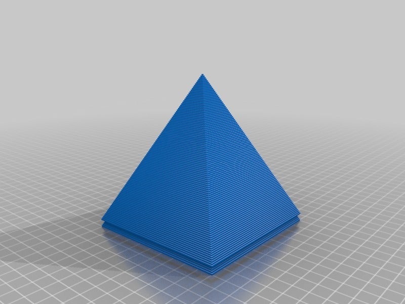 Free STL file A hollow Pyramid・3D print design to download・Cults