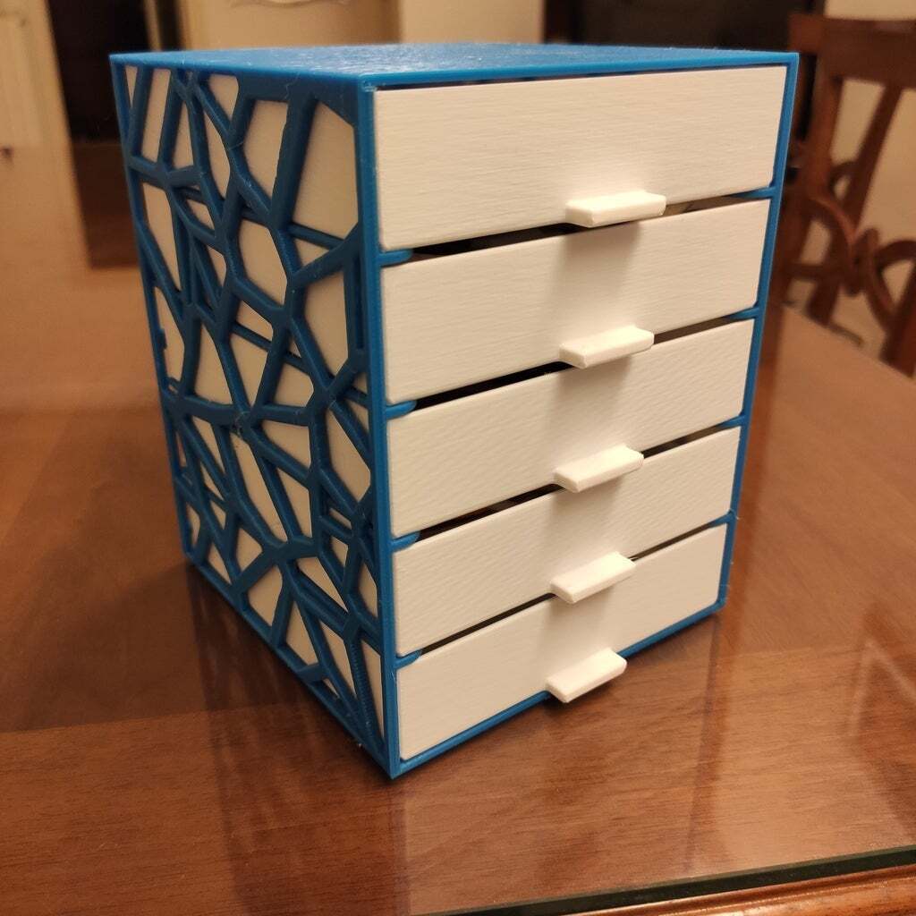 Free STL file Customizable shelf with drawers 🏠・3D print design to ...