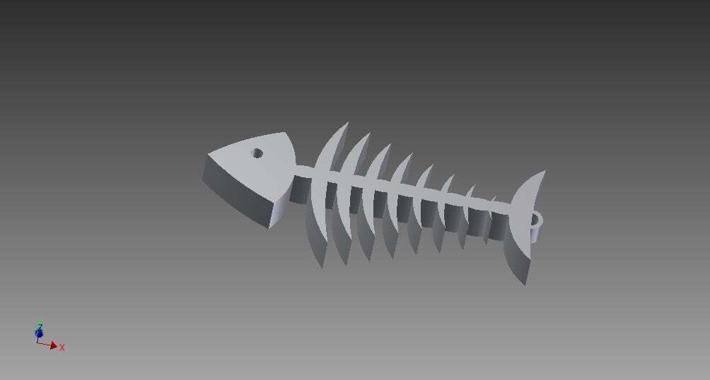 Free STL file FishBone・3D print design to download・Cults