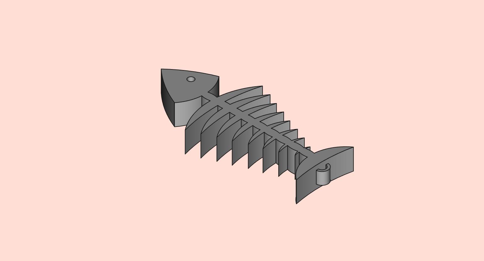 Free STL file FishBone・3D print design to download・Cults