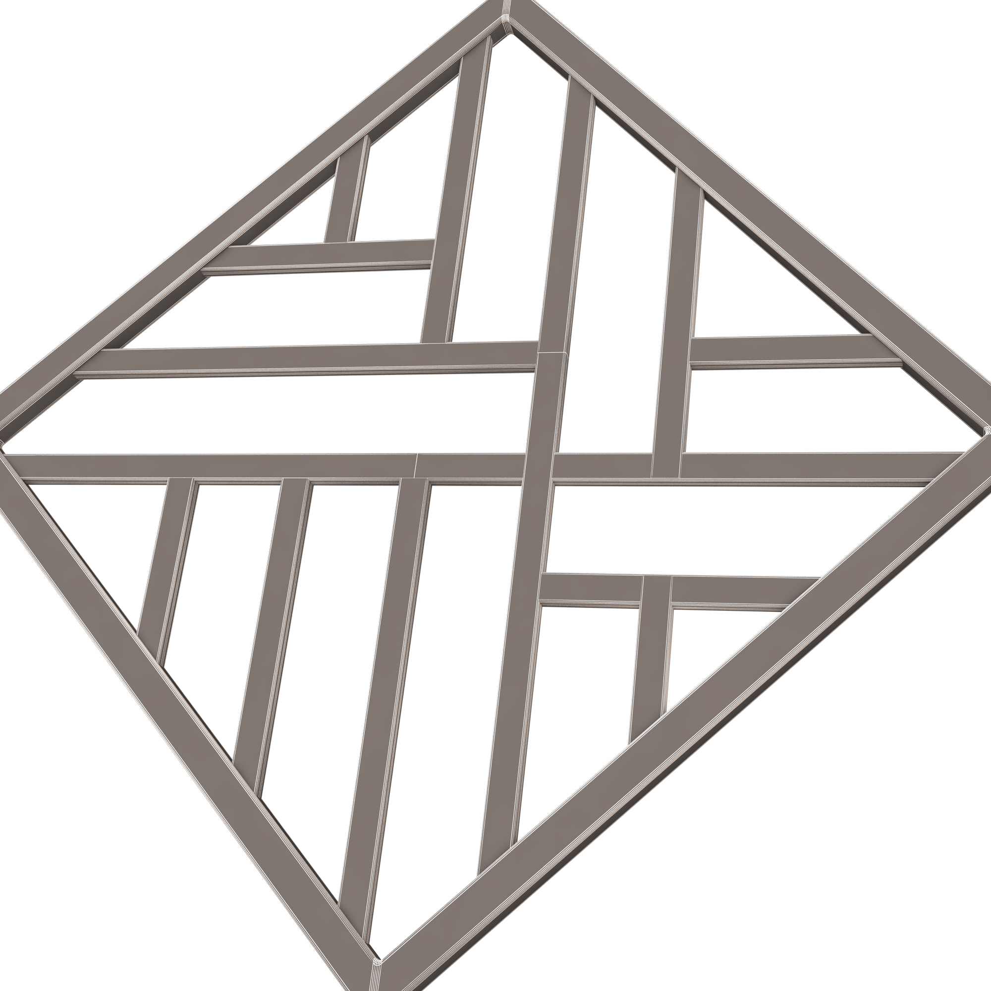 3D file Frame Forging Iron Railing 02 🖼️・3D printer model to download・Cults