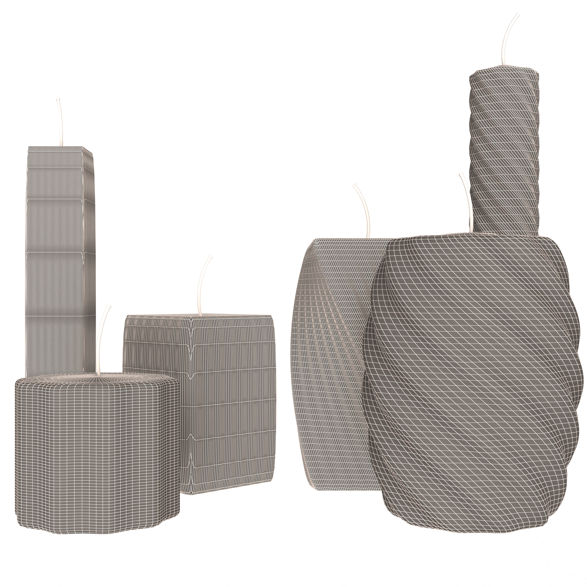 3D file Candle Collection・3D printer model to download・Cults