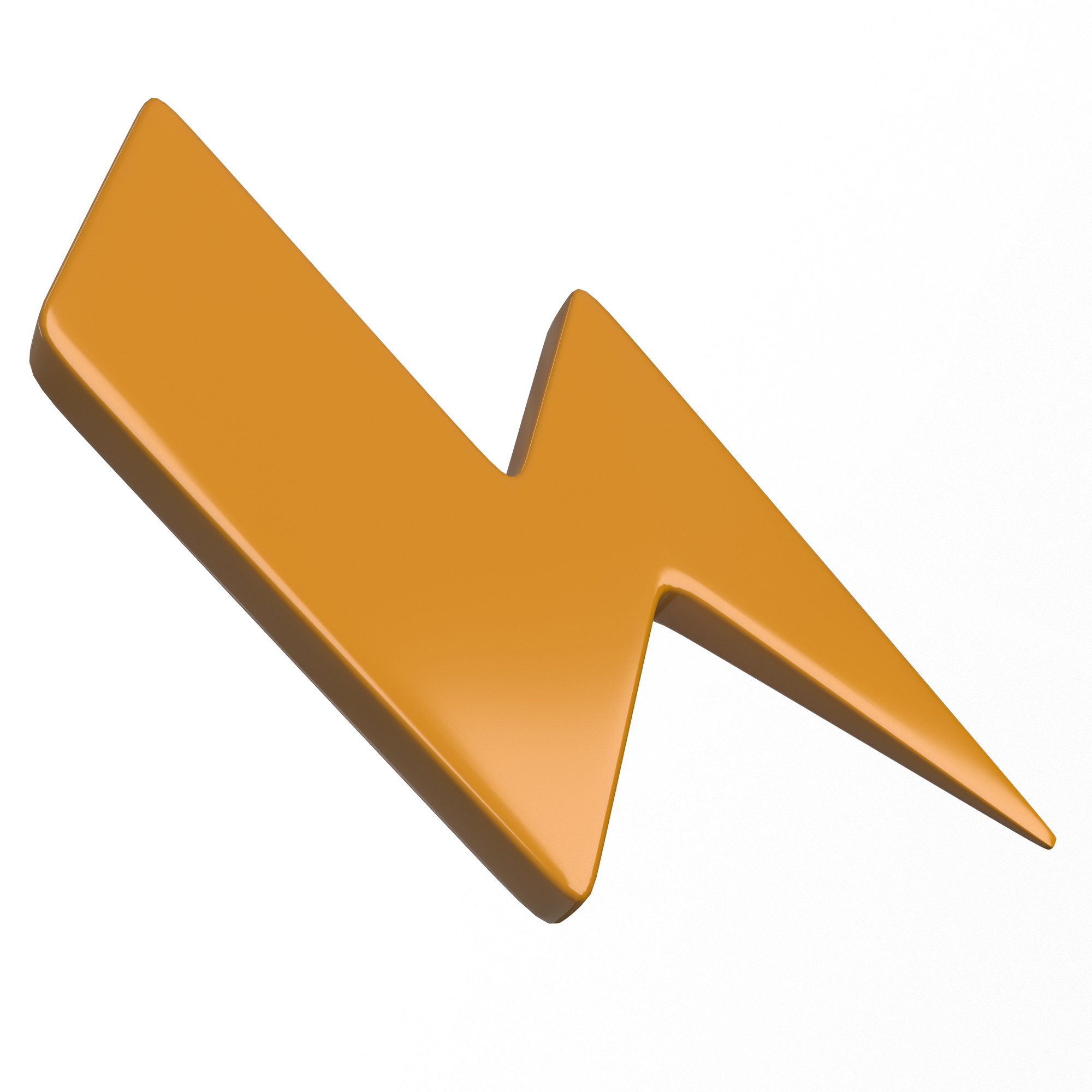 3D file Thunder Symbol 🌩️・Model to download and 3D print・Cults