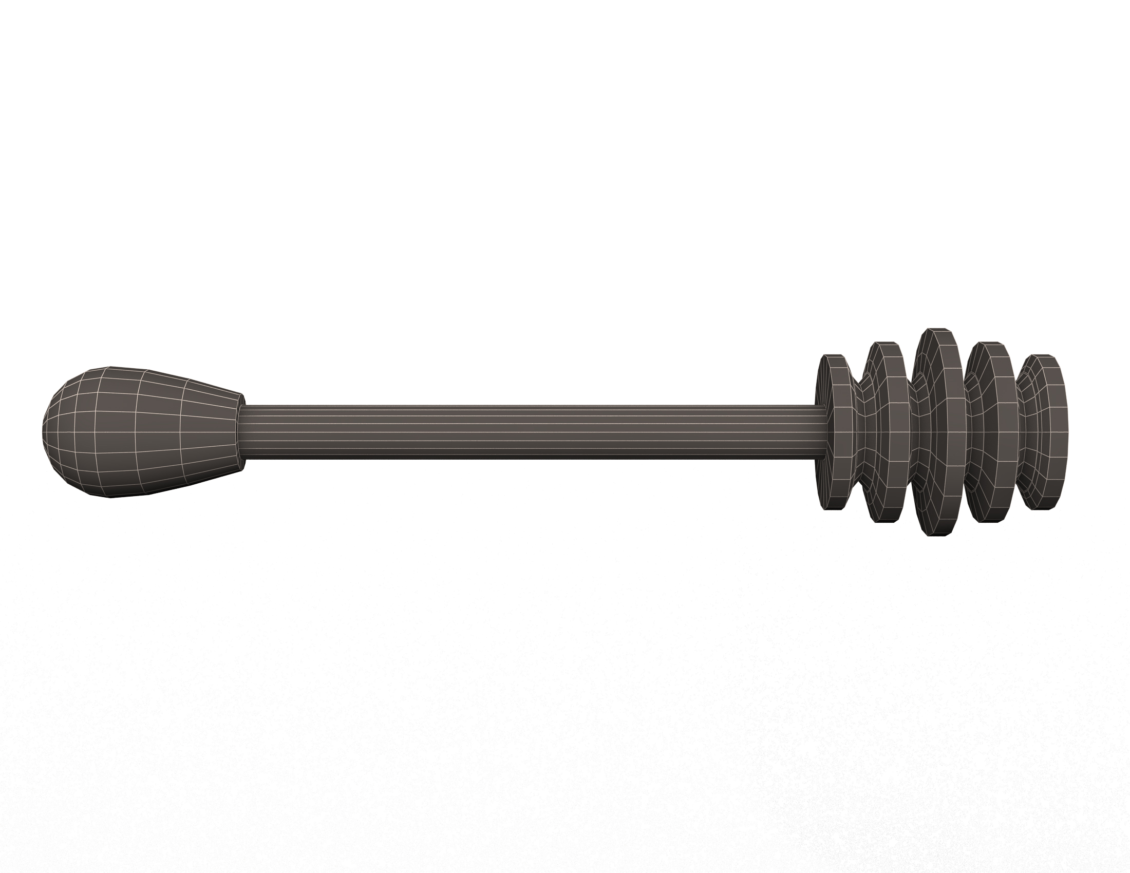 3D file Wooden Honey Dipper model 🪵・Model to download and 3D print・Cults