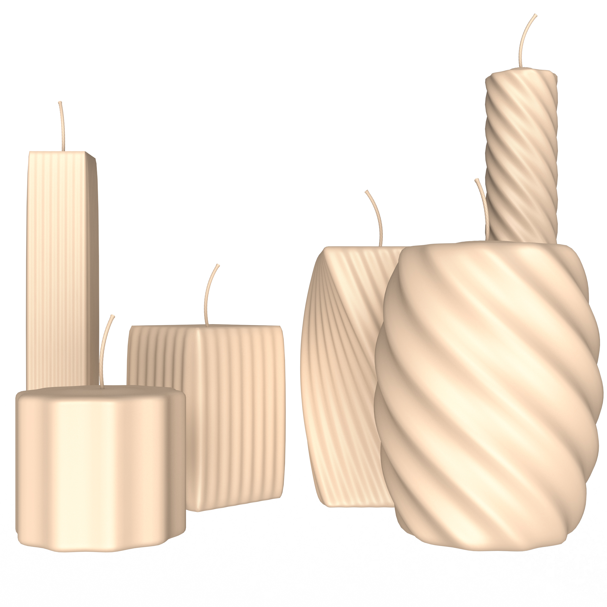3D file Candle Collection・3D printer model to download・Cults